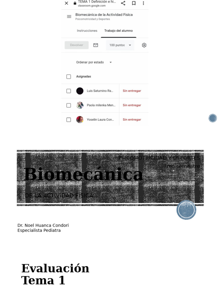 Biomecánica TEMA 2 UPEA | PDF | Biomecánica | Cinemática