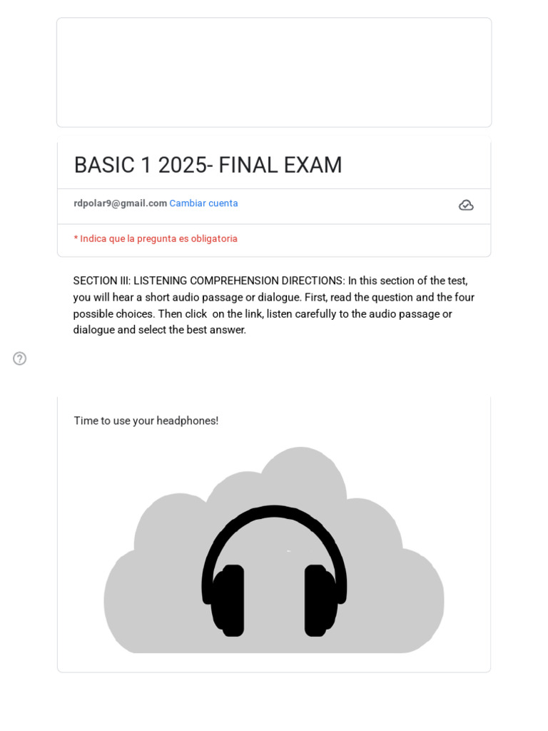 Basic 1 2025 - Final Exam3 | PDF