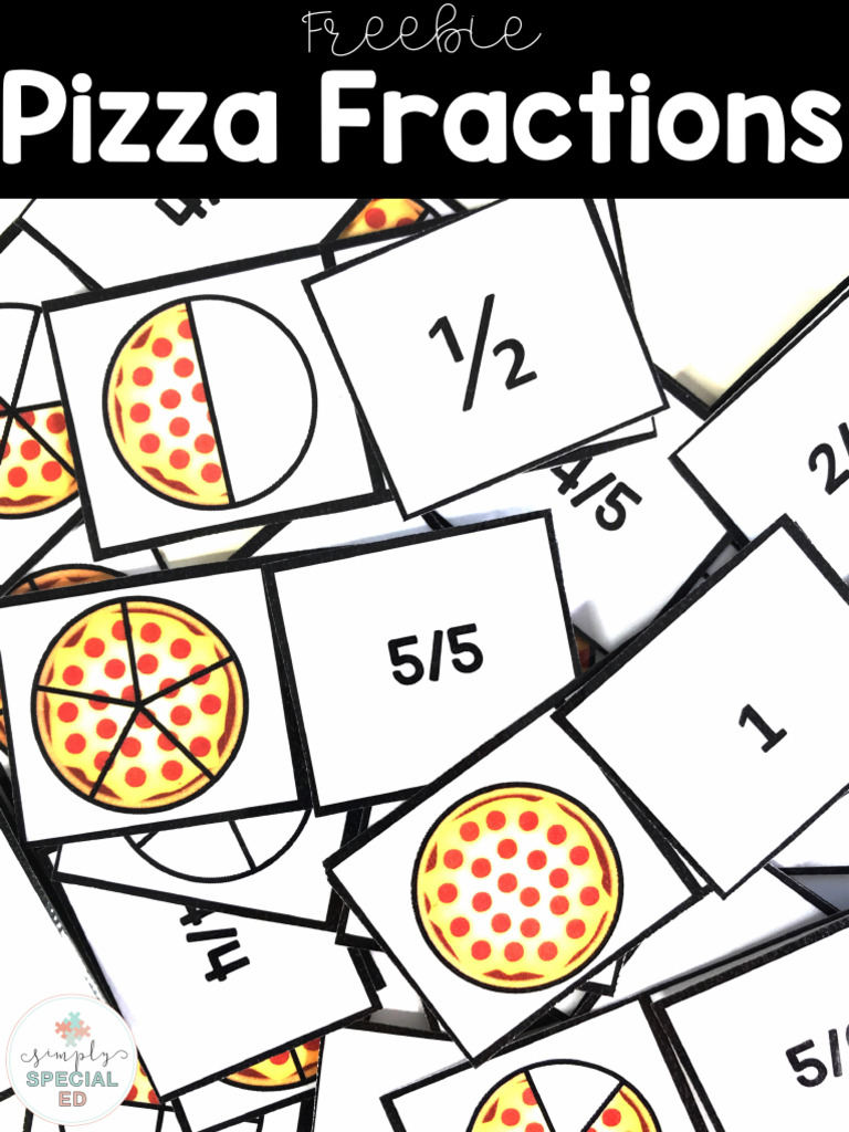 Pizza Fractions Match | PDF