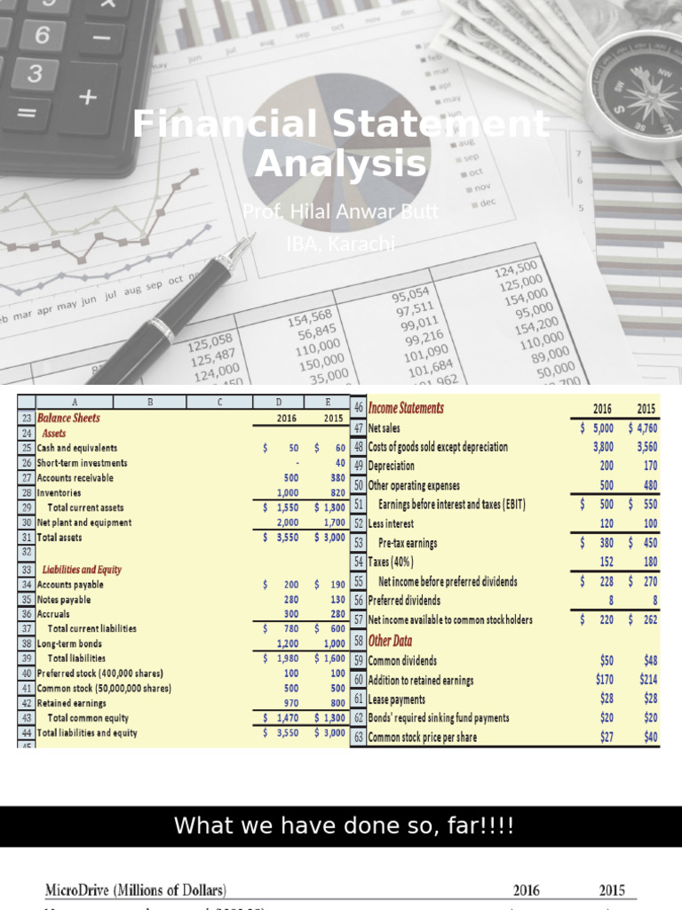 Financial Statement Ratio Analysis Guide | PDF