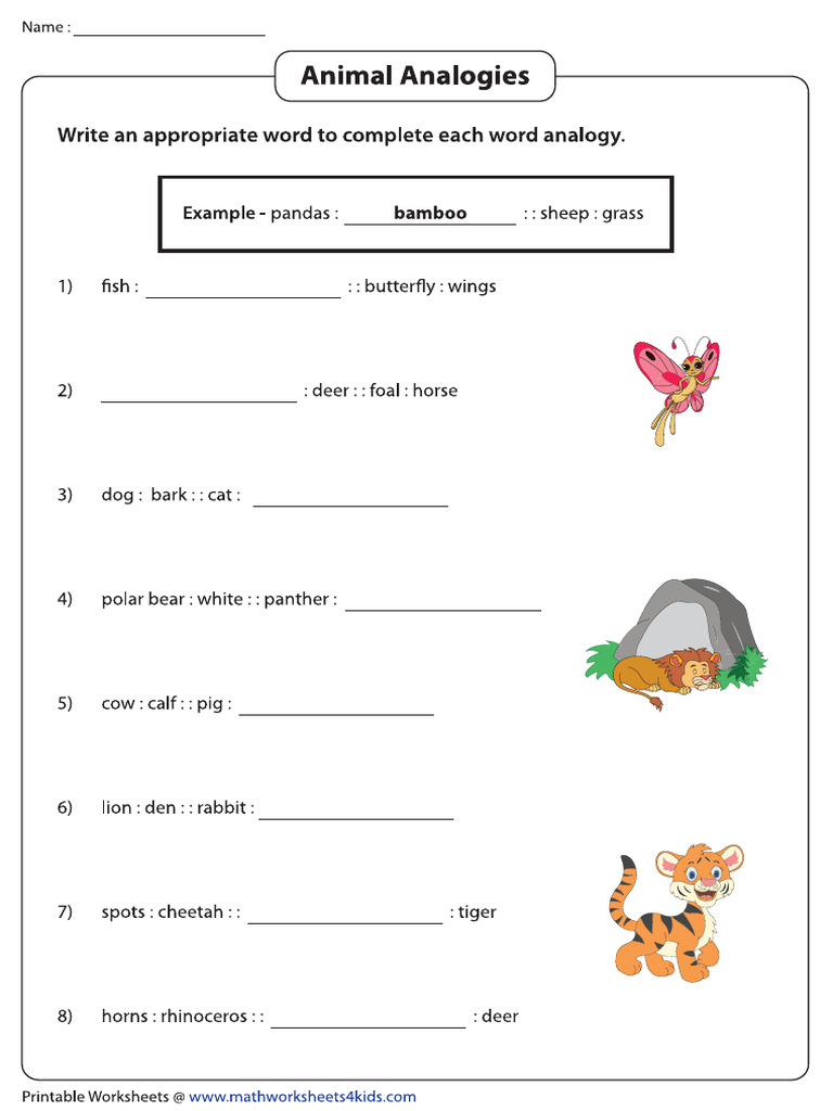 Animal Analogies | PDF