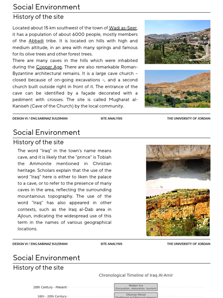 Iraq Al-Amir History | PDF