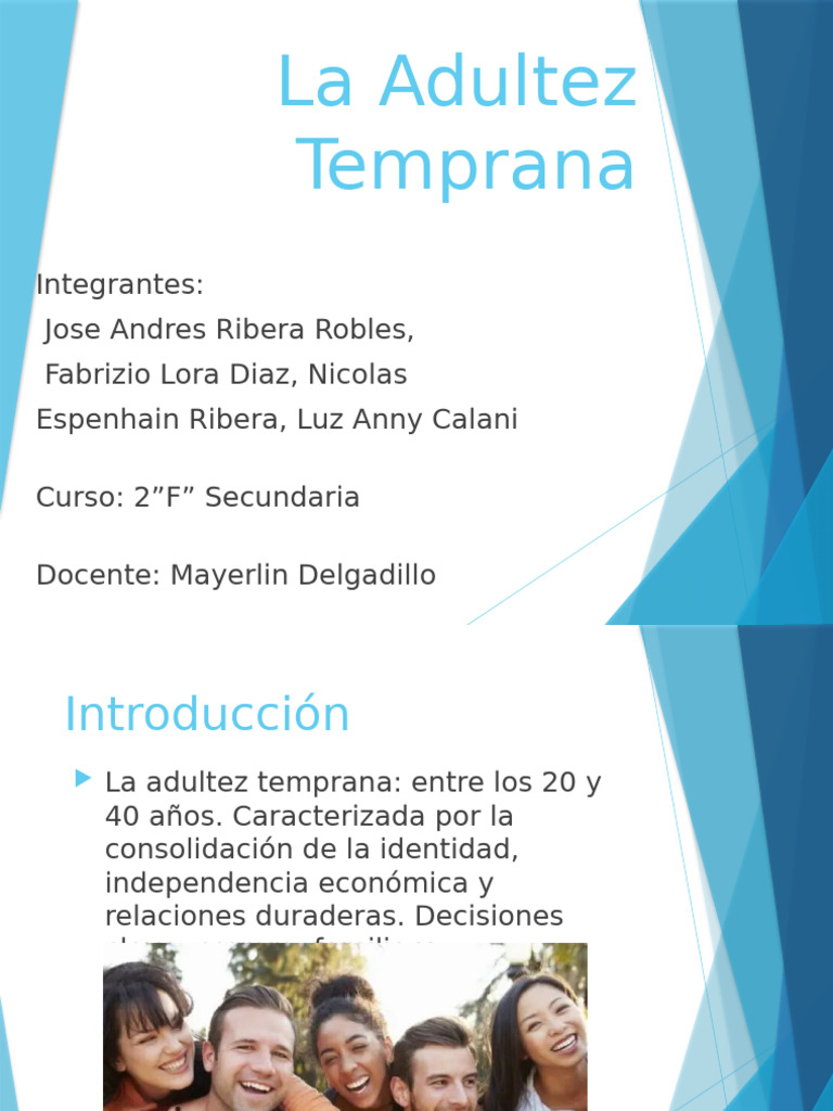 Adultez_Temprana_Presentacion (1) | PDF