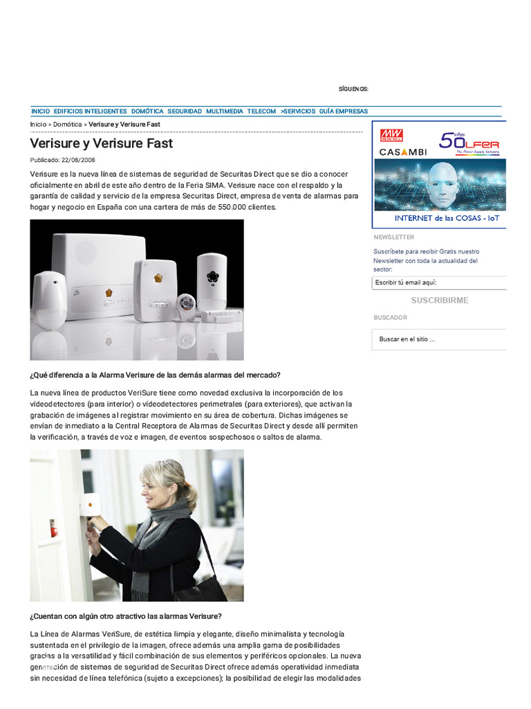 Sistemas de Seguridad Verisure 2023 | PDF | Teléfonos móviles