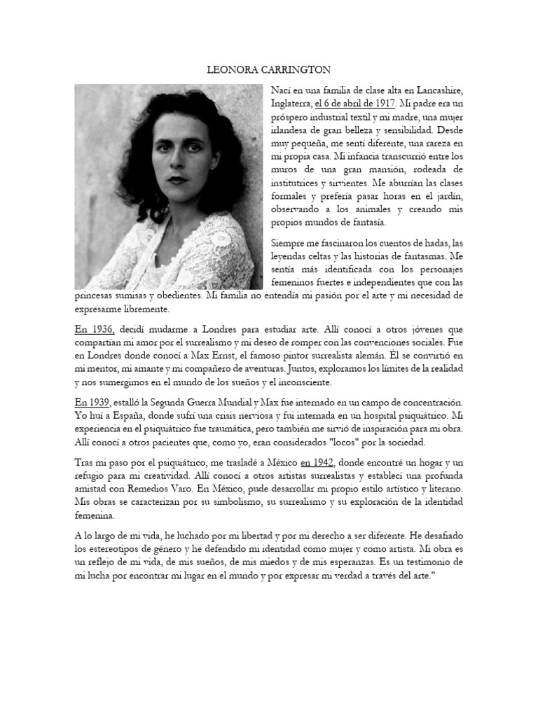 LEONORA CARRINGTON | PDF