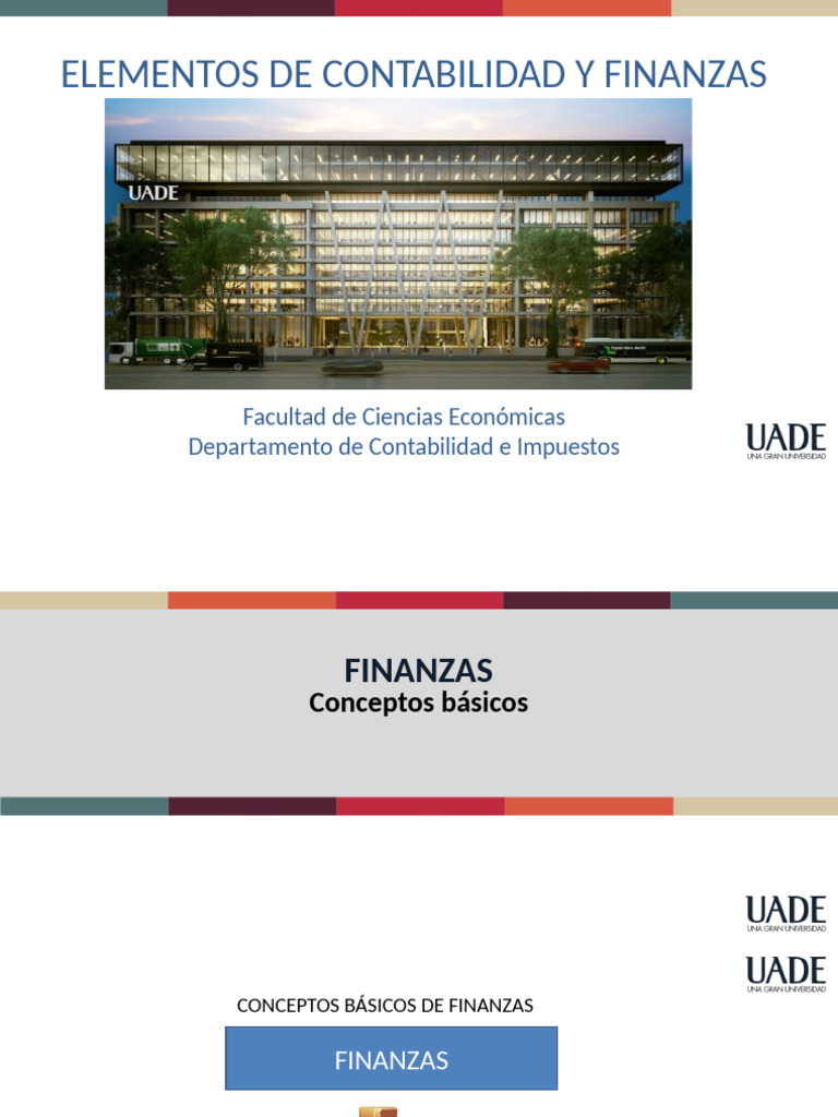 CLASE 8-Finanzas-Conceptos Básicos UBA | PDF | Interés | Tasas de interés