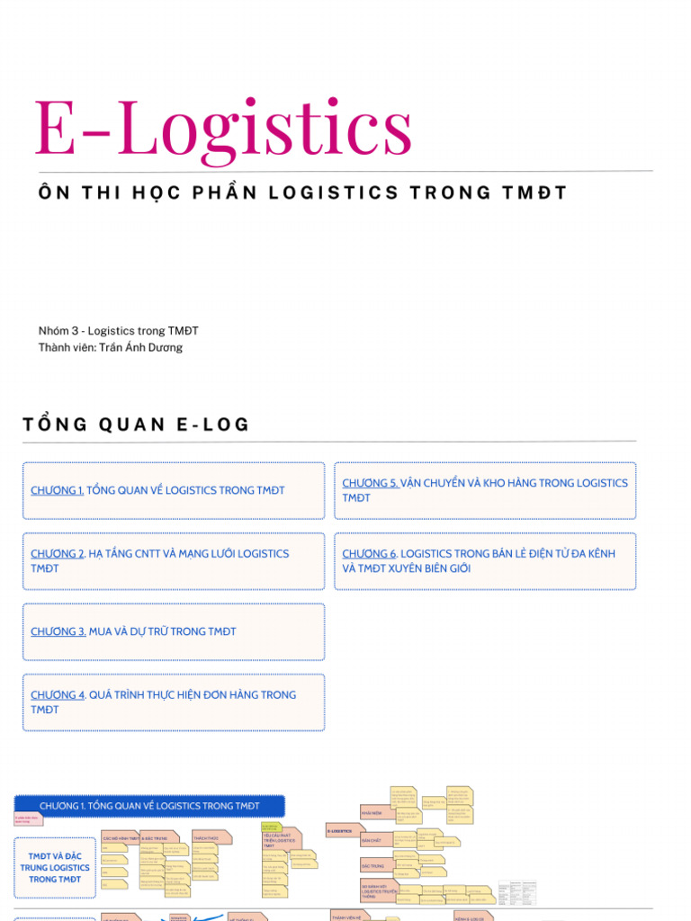 E Logistics | PDF