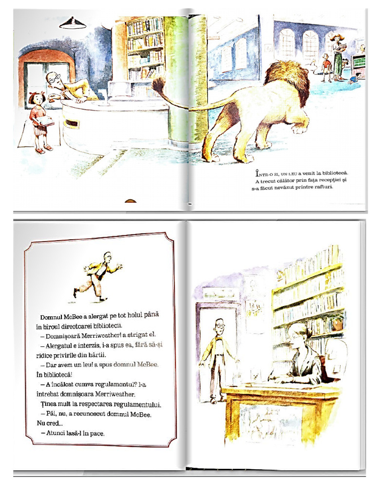 Povestea Leul in Biblioteca | PDF