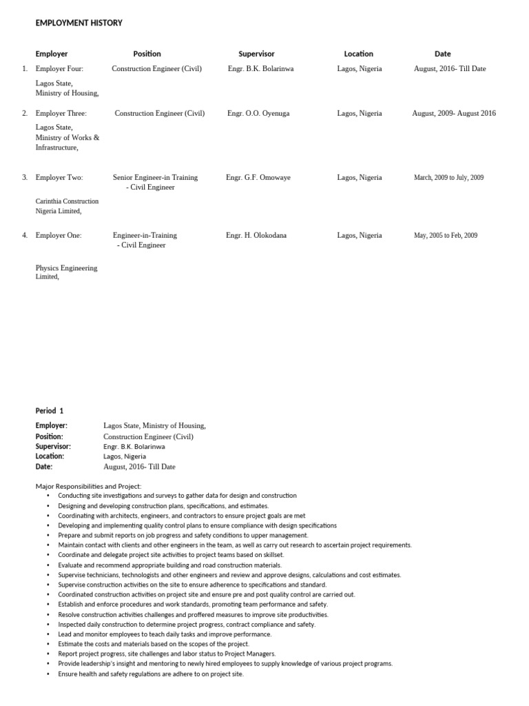 Civil Engineering Employment Overview | PDF | Risk | Occupational ...