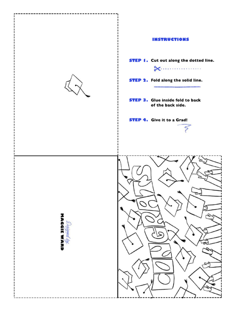 Maggie Ward HP Grad Cards Color in SM | PDF