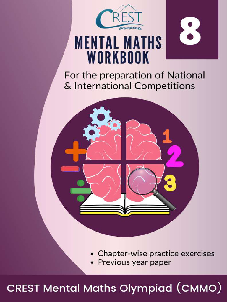 CREST Mental MM 8 Workbook Final Updated | PDF | Arithmetic | Mathematics