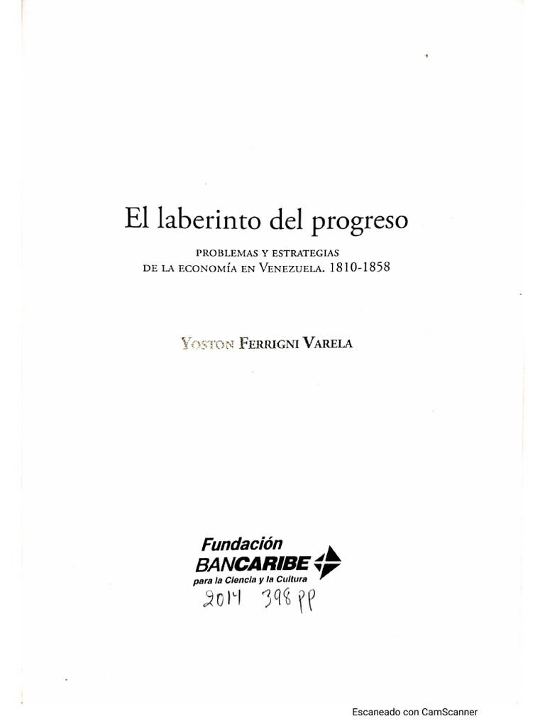 14 FERRIGNI, Yoston El Laberinto Del Progreso La Innovación Política | PDF