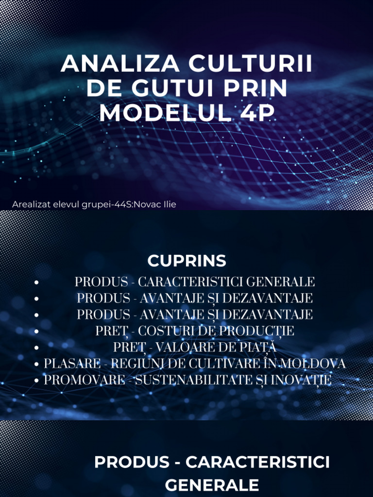 Analiza Culturii de Gutui Prin Modelul 4P_67205e6d-647e-46c8-b066-0ec6d2324a00 | PDF