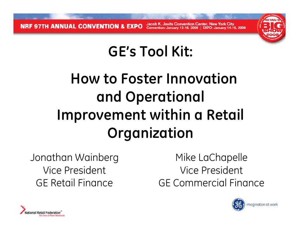 GE Workout Kit Presentation | PDF