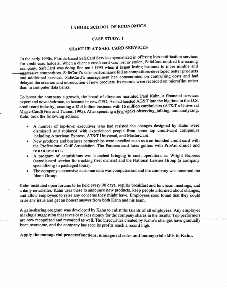 case study management | PDF