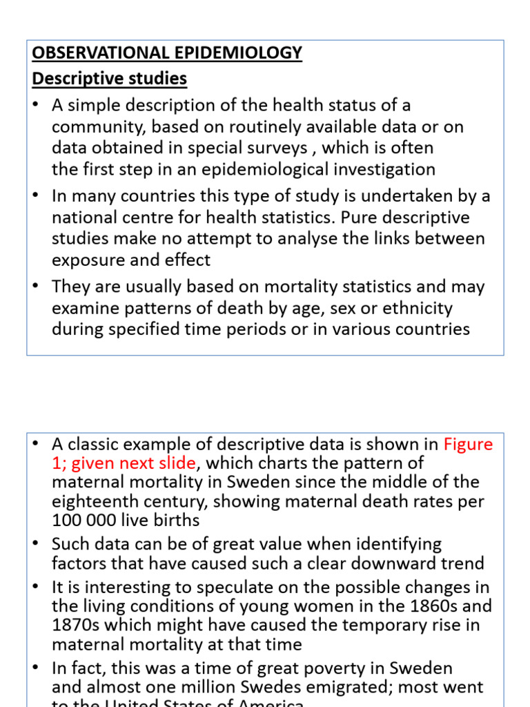 6. Observational Epidemiology | PDF | Odds Ratio | Survey Methodology
