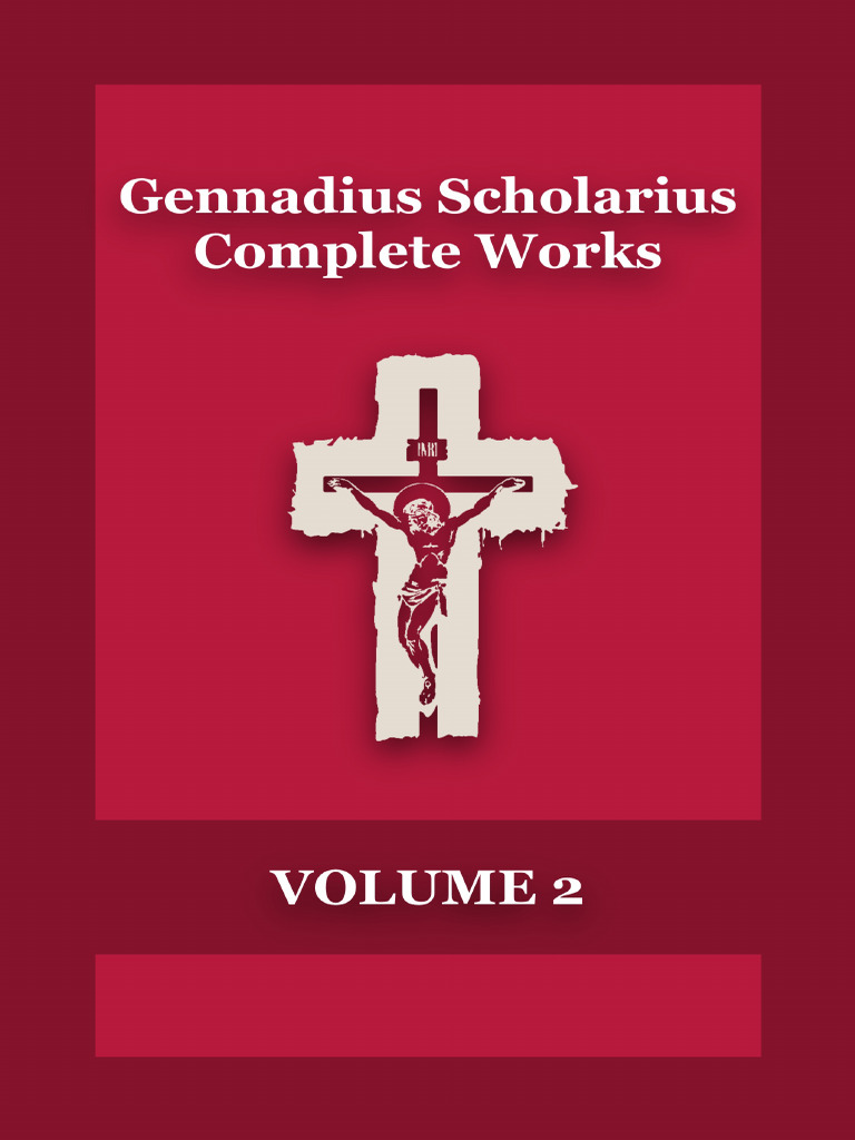 Gennadius Scholarius Complete Works Volume 2 | PDF