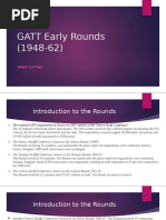 GATT and WTO Trade Rounds | PDF | World Trade Organization | General ...