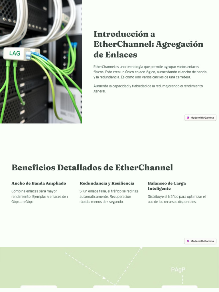 Guía sobre EtherChannel y LACP | PDF | Protocolos de comunicaciones | Informática