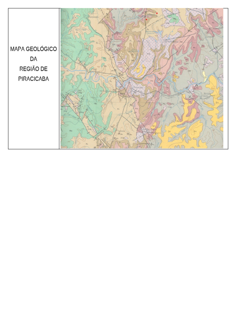 Mapa Geológico Pira | PDF