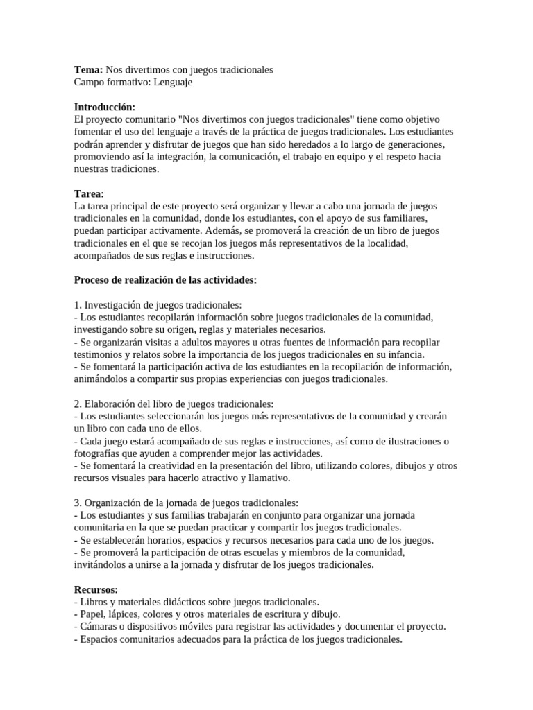 Segundo Grado_Septiembre_Nos divertimos con juegos tradicionales,_Campo ...