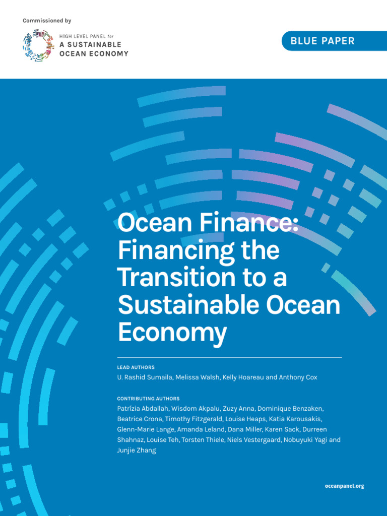 Ocean Finance for Sustainable Economy | PDF | Sustainability | Subsidy