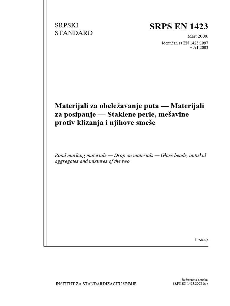 SRPS en 1423 | PDF