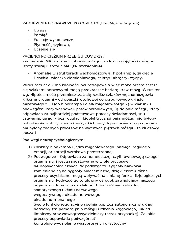 Neurokovid 19 | PDF