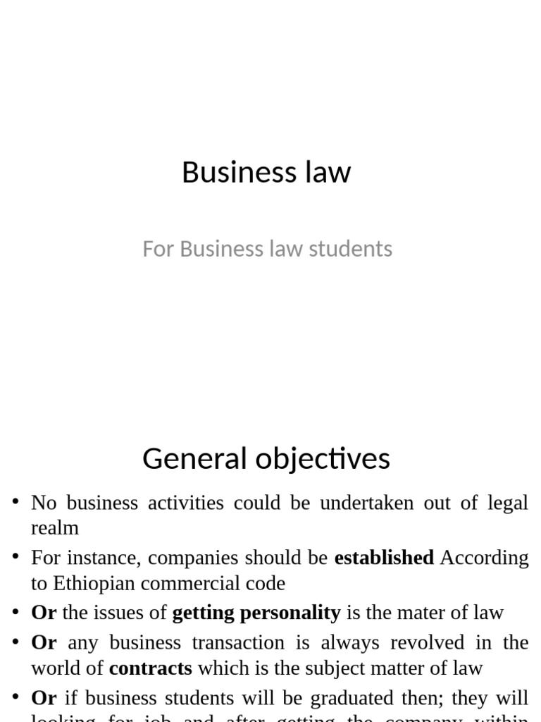 BL - Business - Law FT | PDF | Law Of Obligations | Law Of Agency