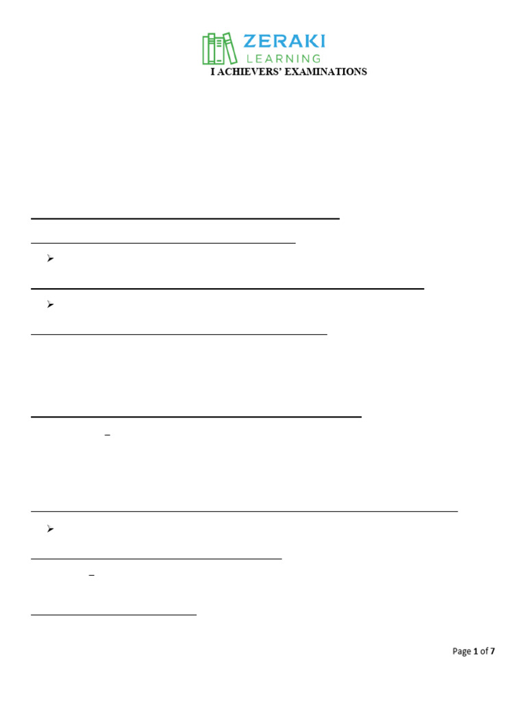 History Form 3 - Marking Scheme | PDF | Constitution | Africa
