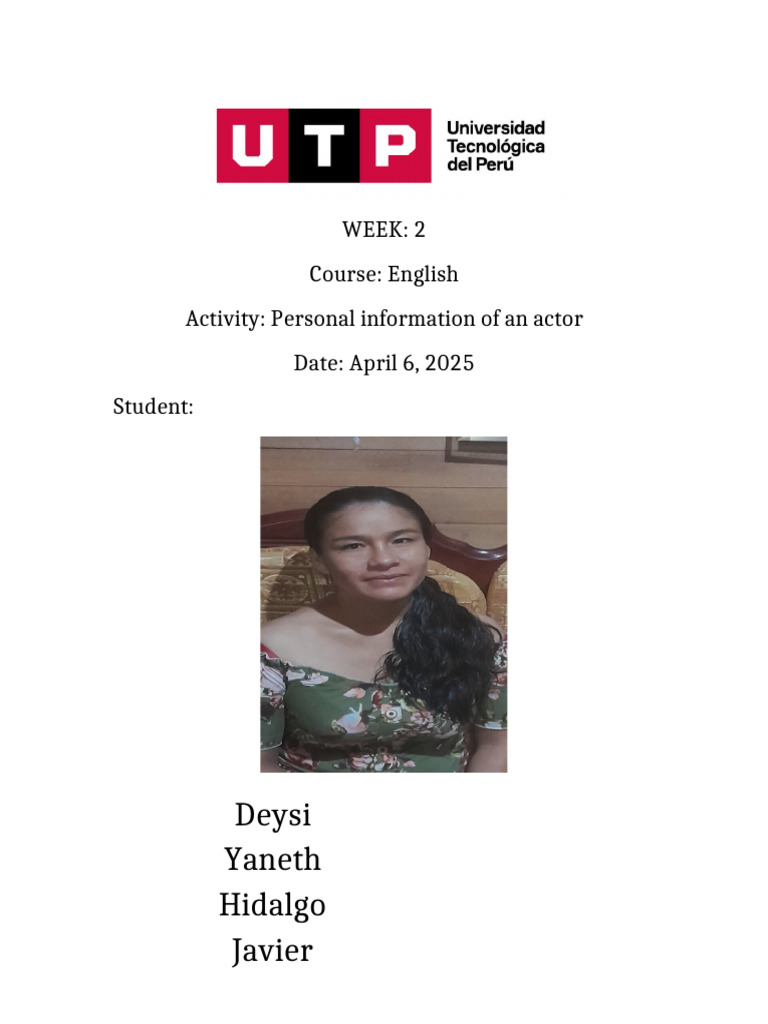 Homework Week 2 | PDF