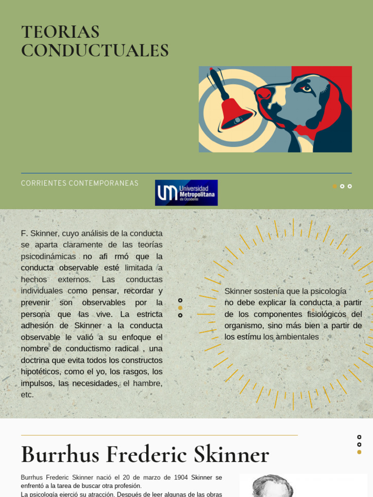 Teorías del Conductismo de Skinner | PDF | Behaviorismo ...