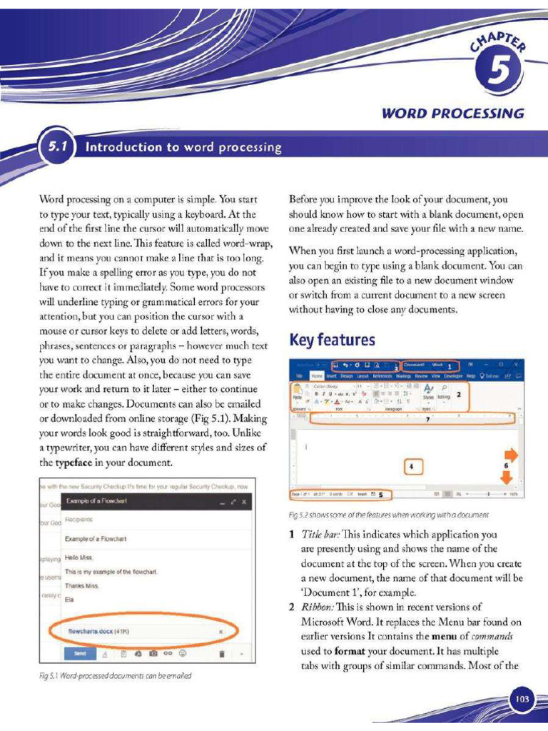 Unit 6 (A) Word Processing Notes | PDF