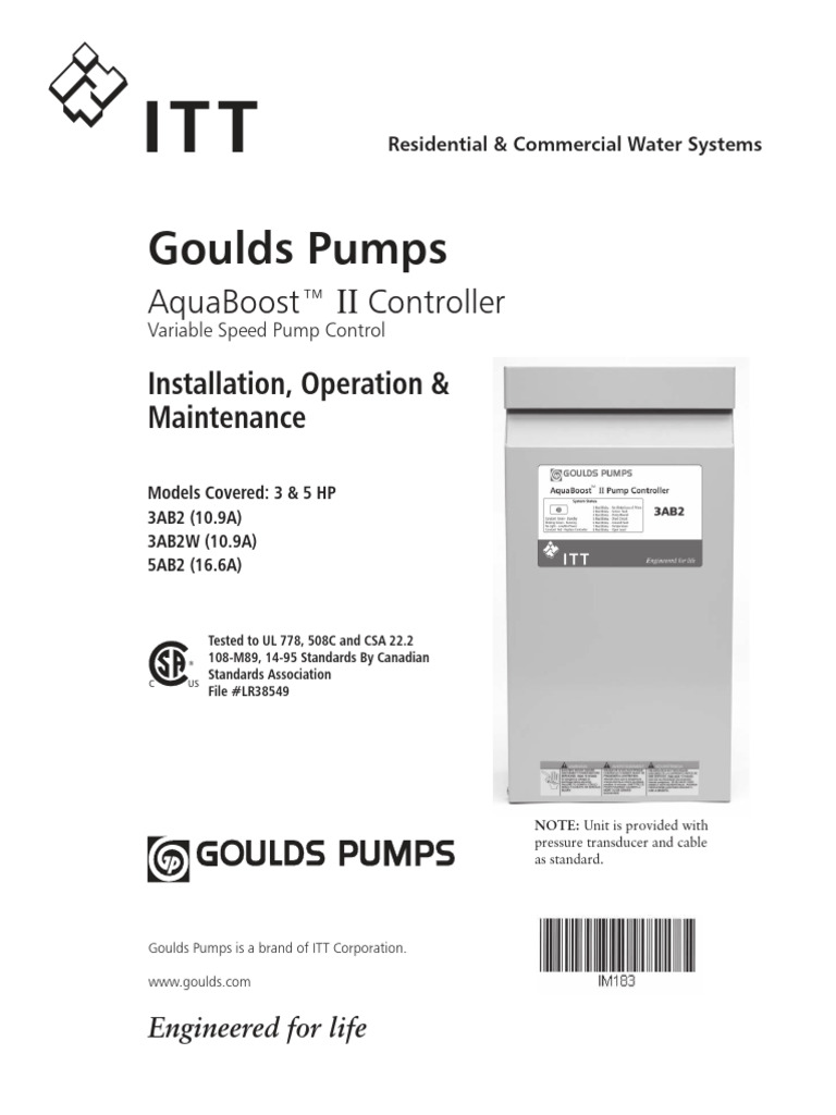 Aquaboost Manual | PDF | Power Supply | Pump