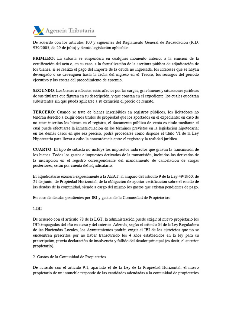 Subasta al Mejor Postor: Reglas y Procedimientos | PDF | Subasta