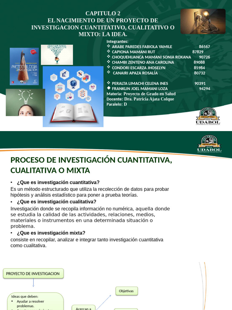 expo Proyecto de grado CAPITULO 2 | PDF | Investigación cuantitativa | Sicología