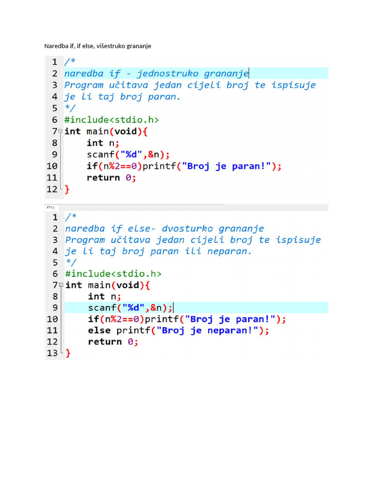 Grananje Vjezbe | PDF