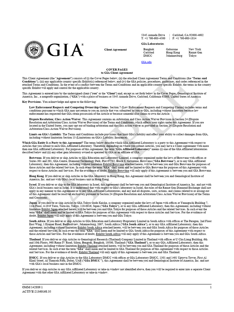 Sample English Agreement | PDF | Insurance | Arbitration