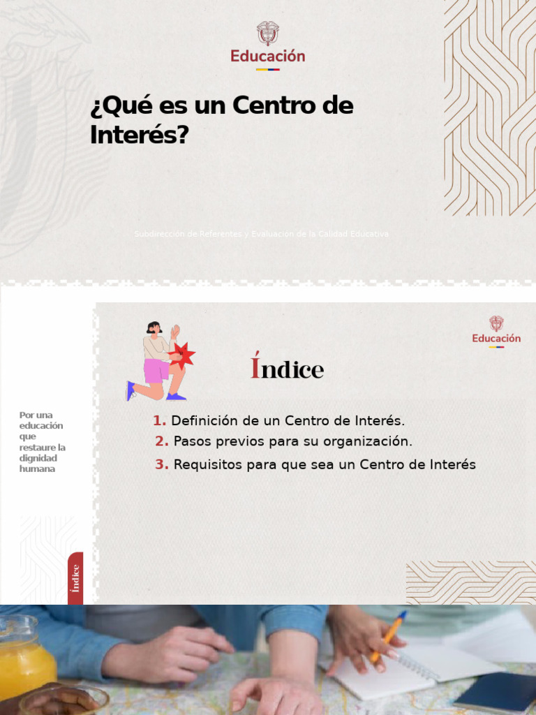 Centro de Interes | PDF | Cognición | Aprendizaje