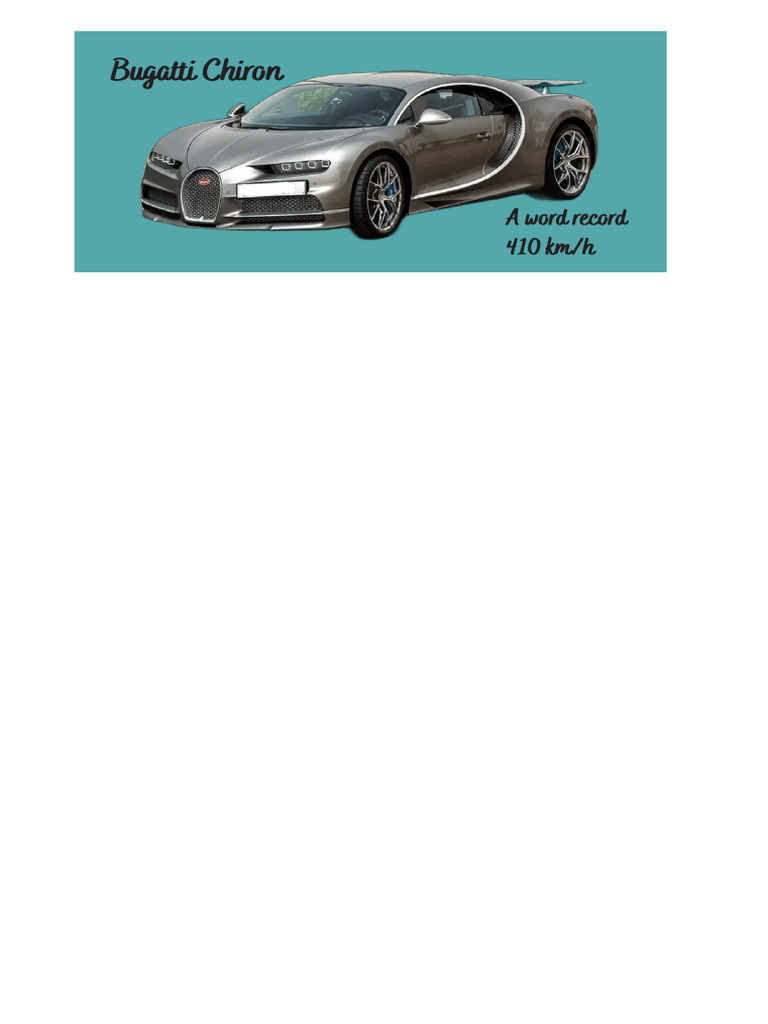 Bugatti Chiron | PDF