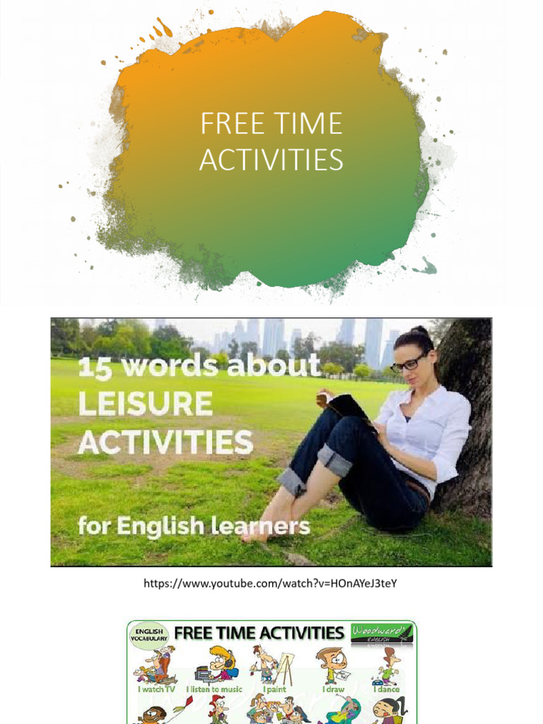 FREE - TIME - ACTIVITIES (1) Leonel and Marvin Sanchez | PDF