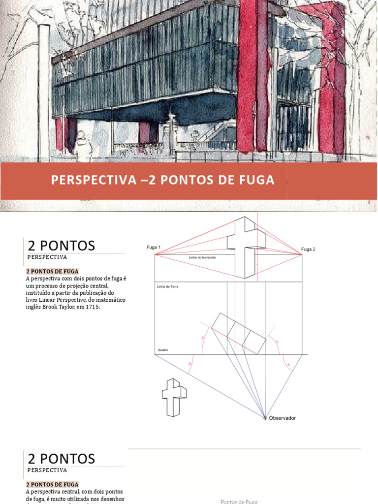 Perspectiva 2 Pontos de Fuga | PDF