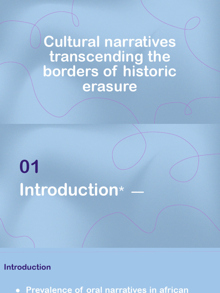 Reviving Black Oral Narratives | PDF | Storytelling | Liberal Arts ...