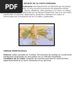 Tablazos: Relieve Costeño del Perú | PDF | Lima | Ciencias de la Tierra