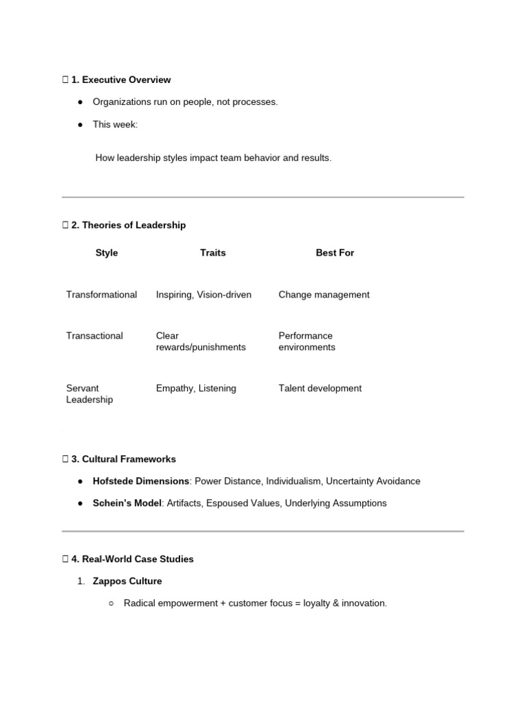 Organization Behavior Notes | PDF