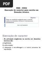 NBR 8402 - Escrita Desenho Técnico | PDF