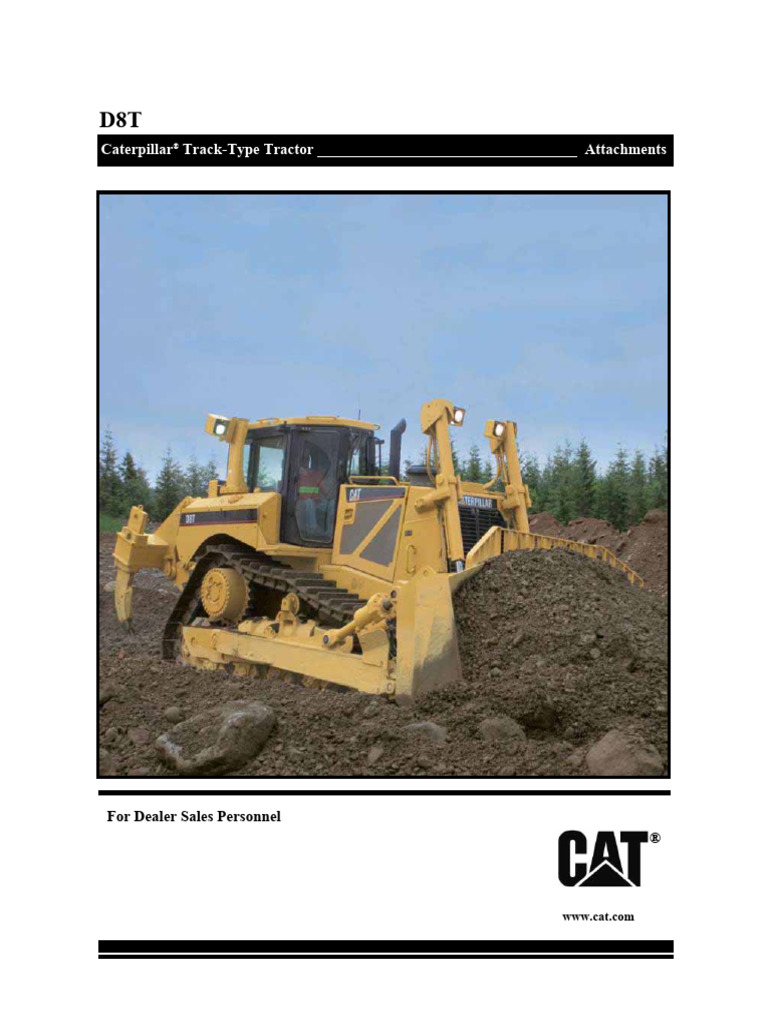 D8T TRACTOR | PDF | Tractor | Land Vehicles