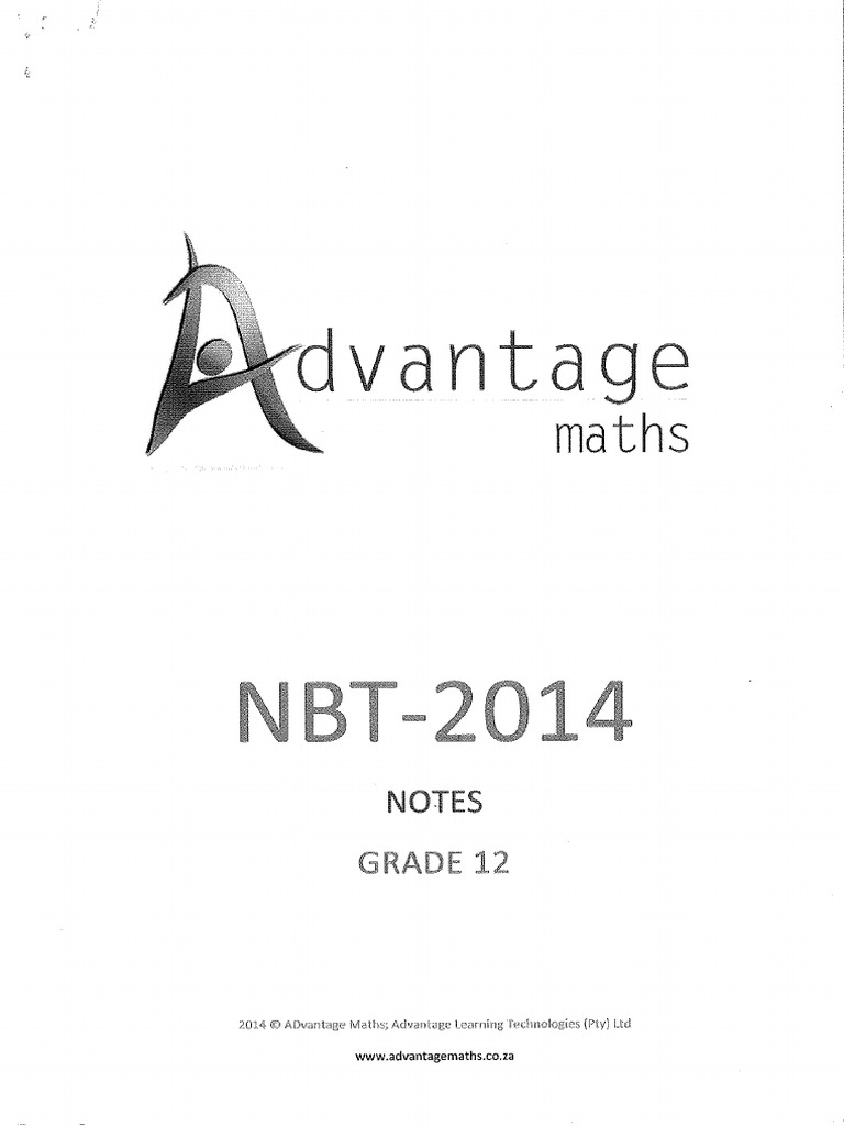 NBT Notes (2014) | PDF