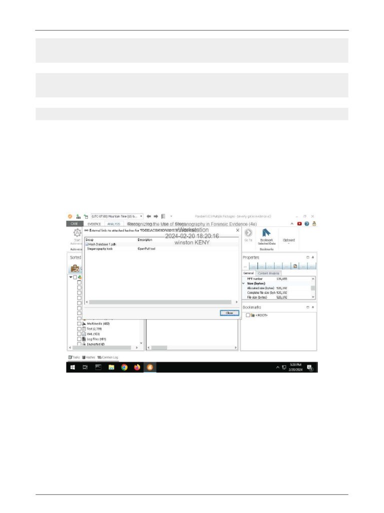 Recognizing The Use of Steganography in Forensic Evidence 4e - Winston ...
