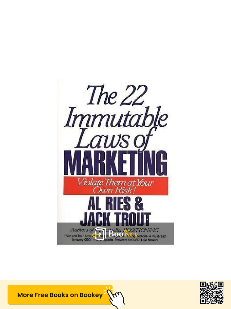 The 22 Immutable Laws of Marketing PDF | PDF | Brand | Marketing